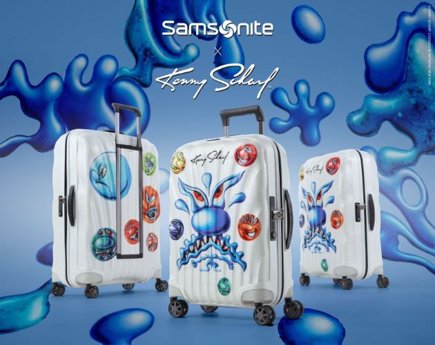 Samsonite: nova coleção cápsula inspirada em Kenny Scharf. - Estórias ...